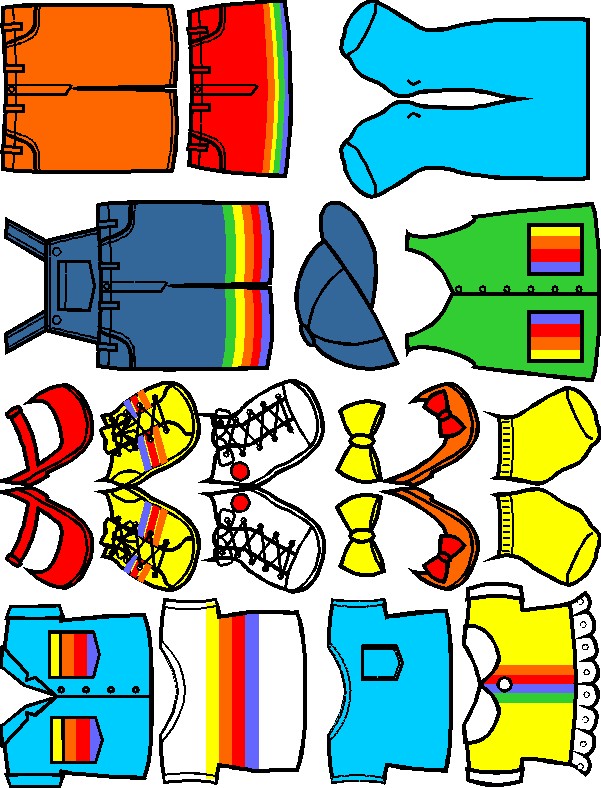 Rainbow Friends Template Martin Printable Calendars