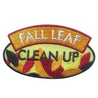 Fall Leaf Clean Up Service Patch - MakingFriends