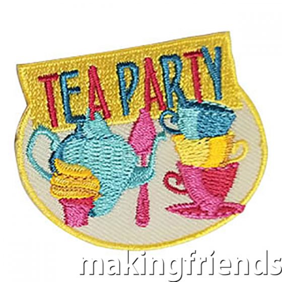 Tea Party Patch - Yellow - MakingFriends
