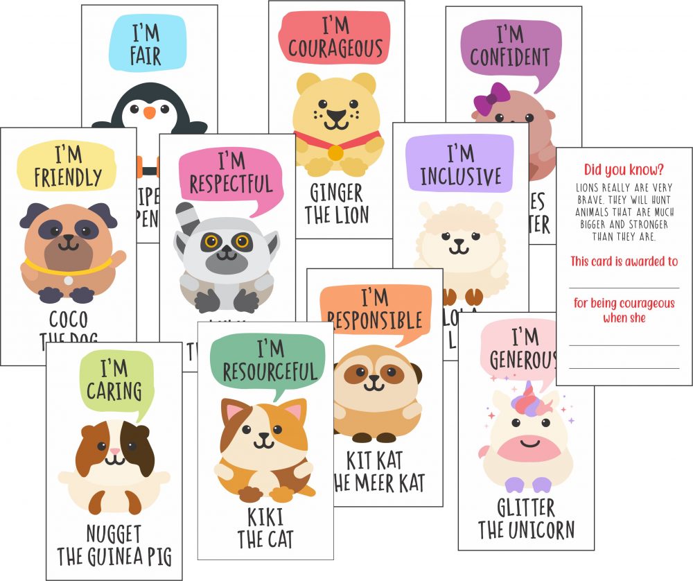 Animal Friends Award Cards Download - MakingFriends
