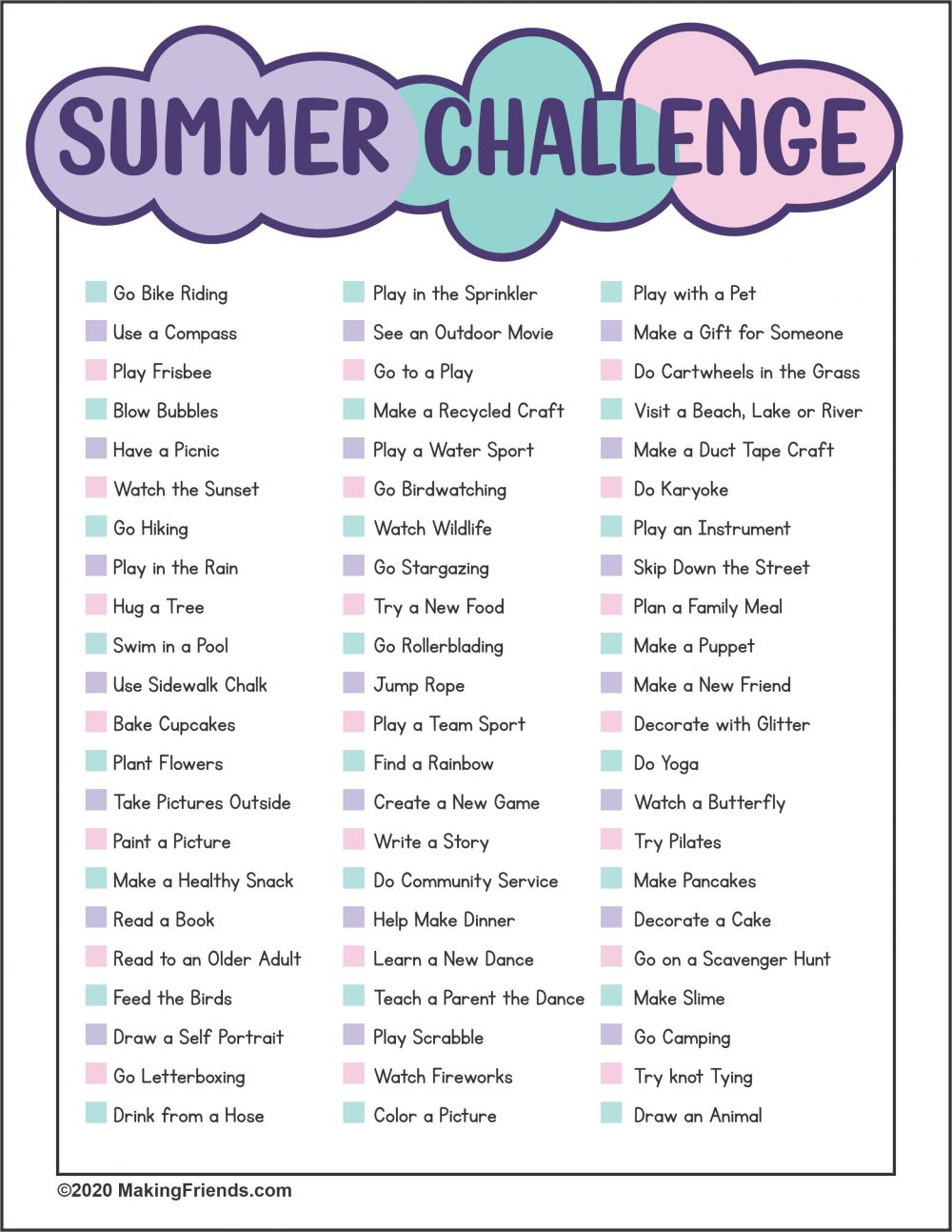 Summer Challenge Patch-Unicorn - MakingFriends