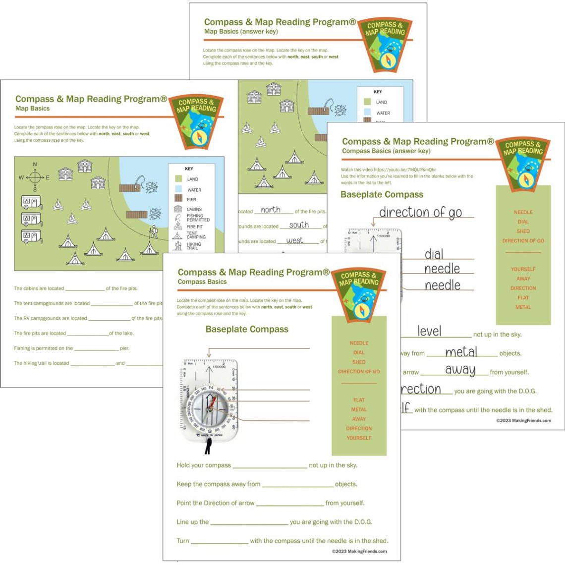 Compass & Map Reading Patch Program® - MakingFriends