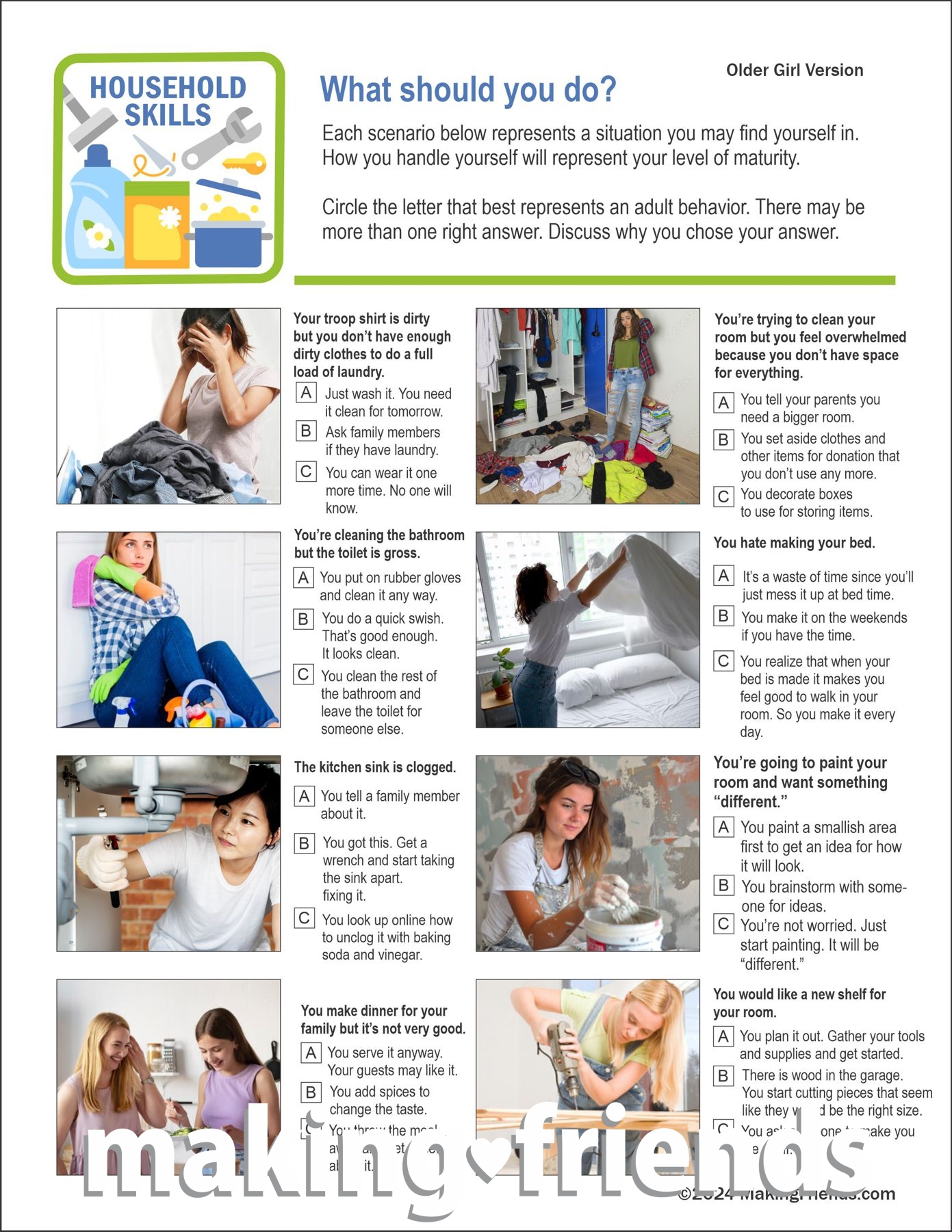 Household Skills Patch Program® - MakingFriends