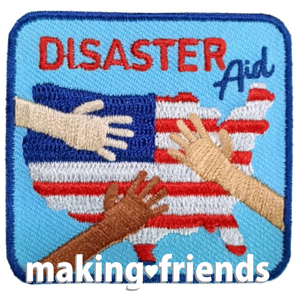 Disaster Aid Patch - MakingFriends