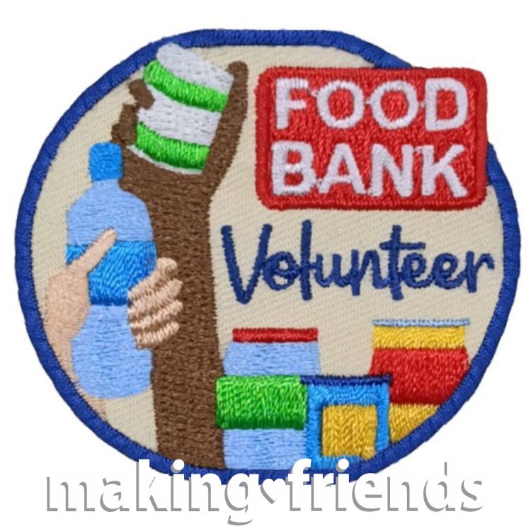 Food Bank Volunteer Patch - MakingFriends
