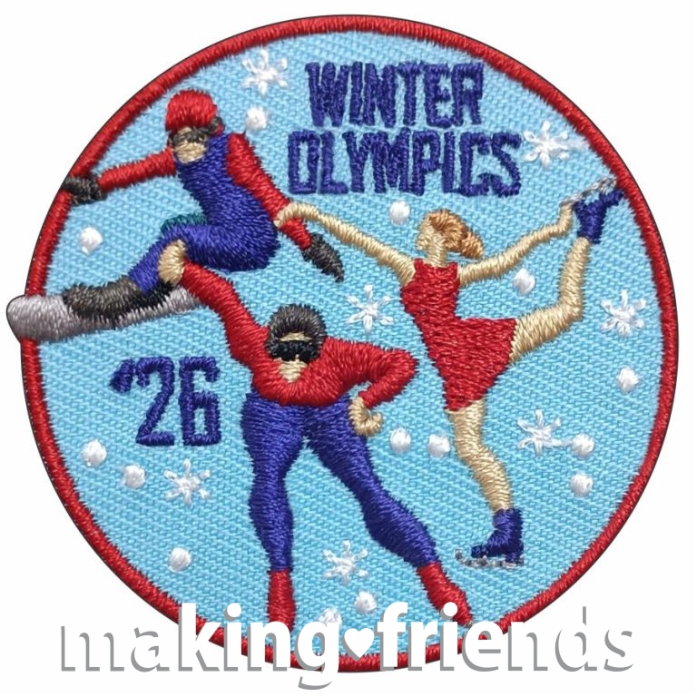 Winter Olympics 2026 Patch Program® - MakingFriends